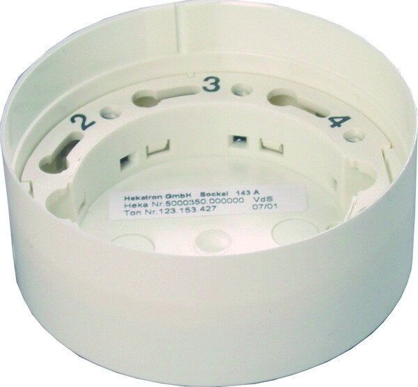 Hekatron 143 A MONTAGESOCKEL WEISS sicher kaufen » tecedo.de