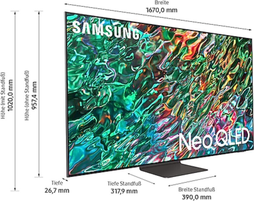Samsung GQ75QN92BATXZG 75 Zoll QLED, Dolby Atmos » tecedo.de