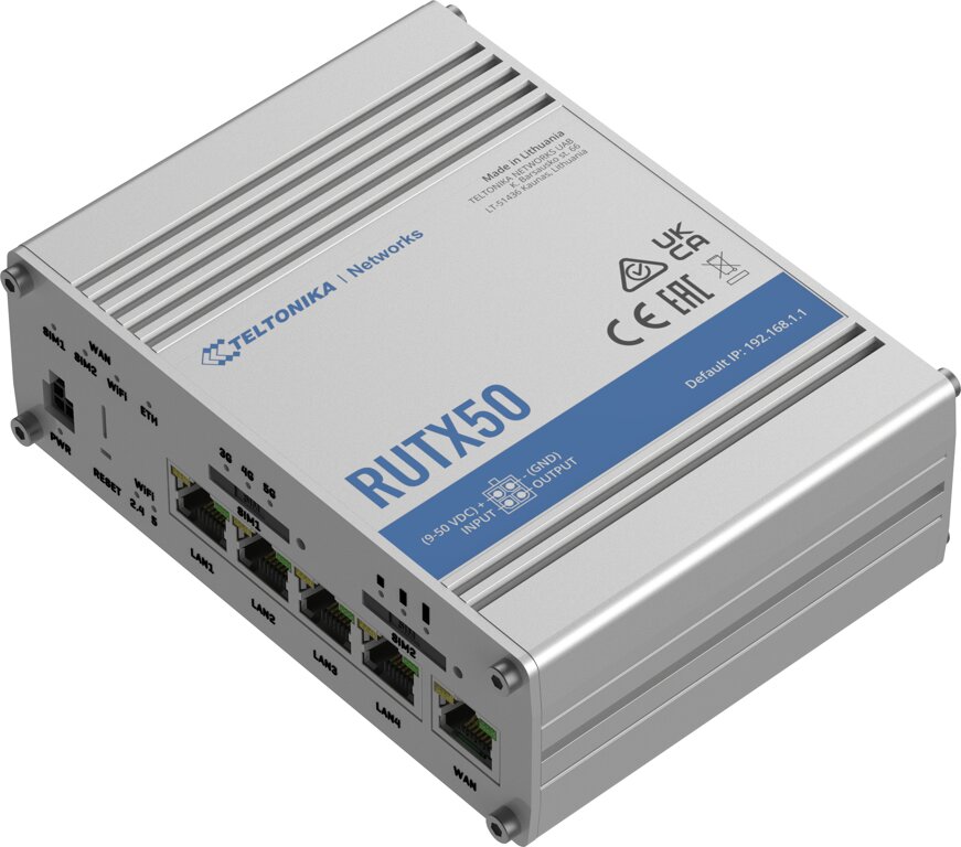 Teltonika · Router · RUTX50 · 5G Modem Router/WLAN sicher kaufen ...